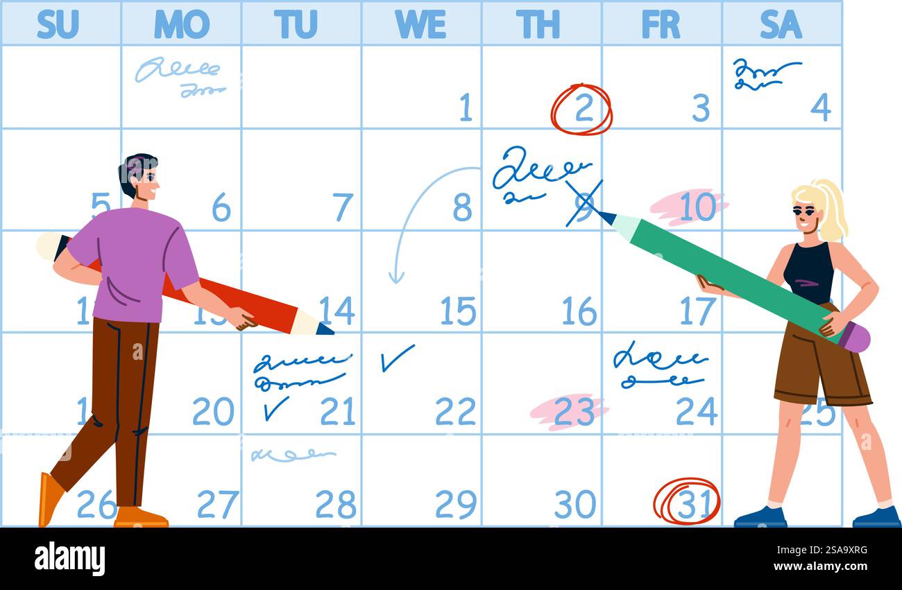 vecteur de mise en évidence des tâches d'efficacité. organisation de ...