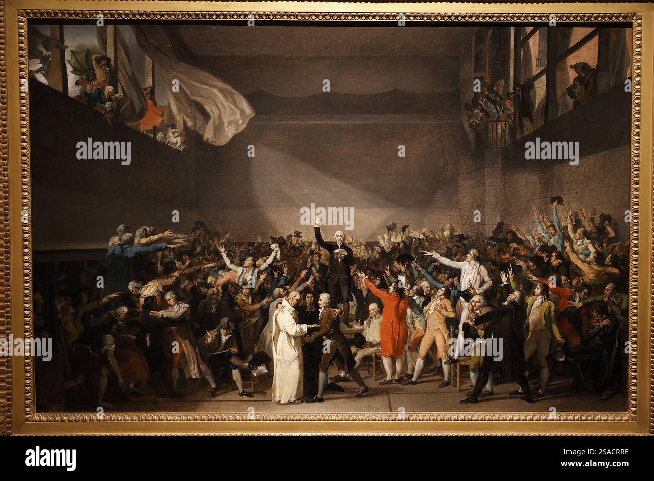 Musée Carnavalet, Paris, France. Serment sur le court de tennis, 20 ...