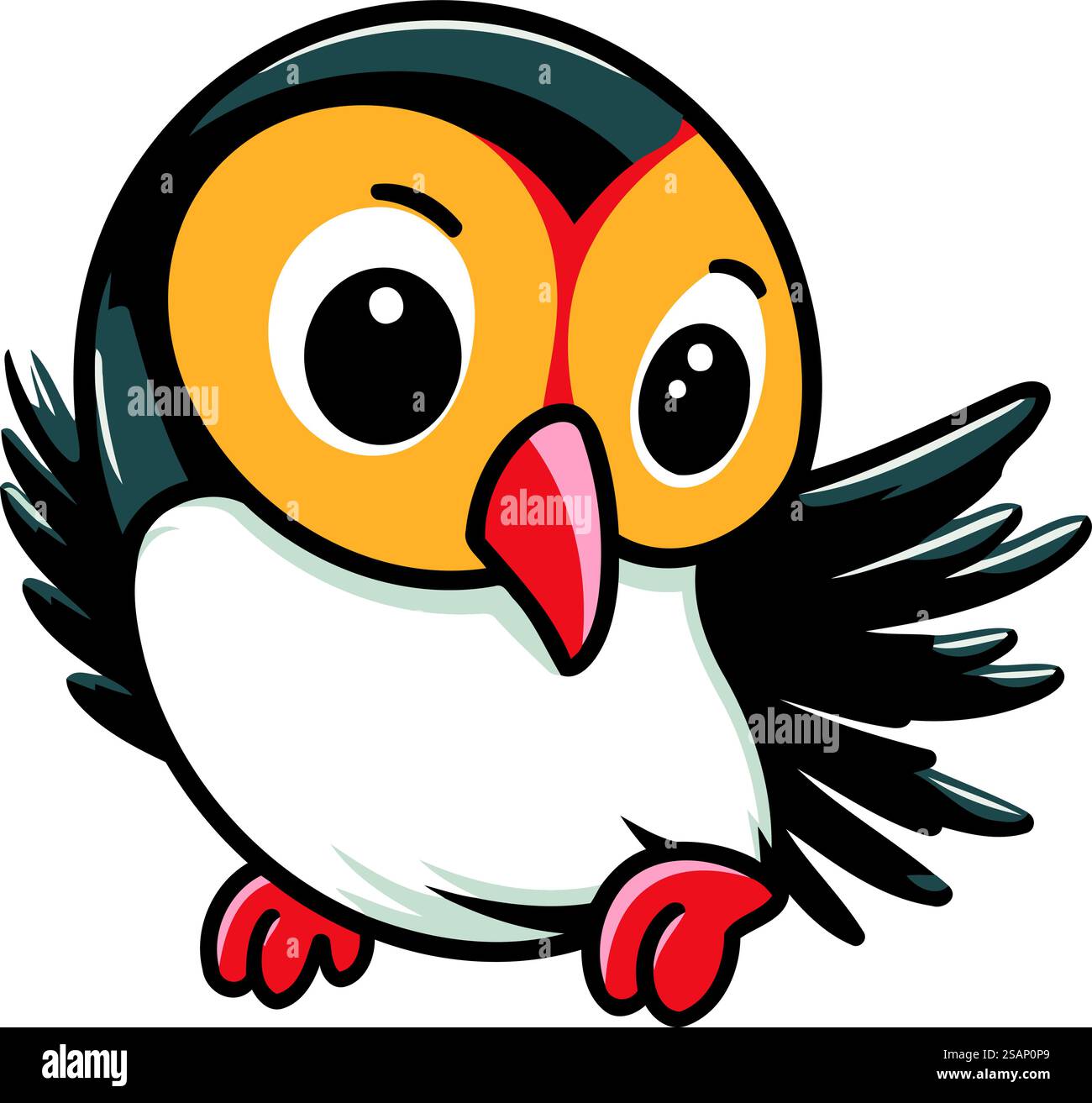 Penguin cartoon picture Banque d'images vectorielles - Alamy