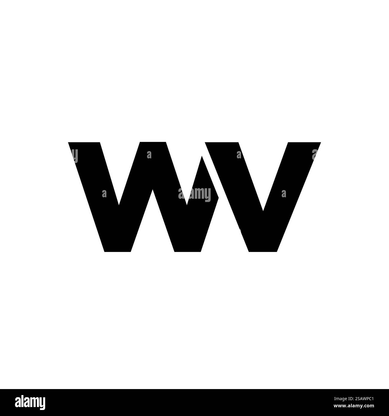 Logo wv Banque d'images vectorielles - Alamy