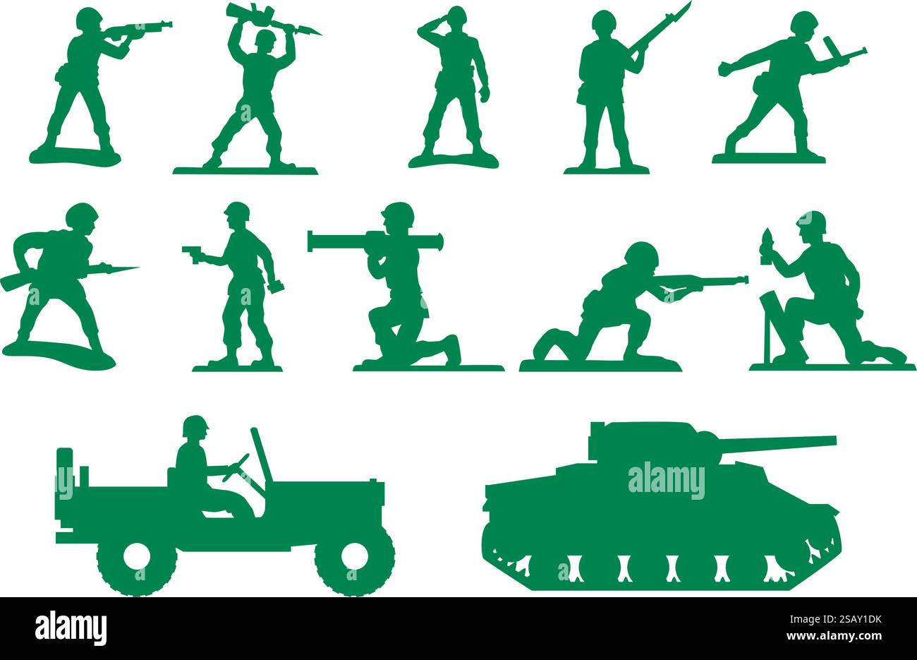 Green army men toy Banque de photographies et d’images à haute ...