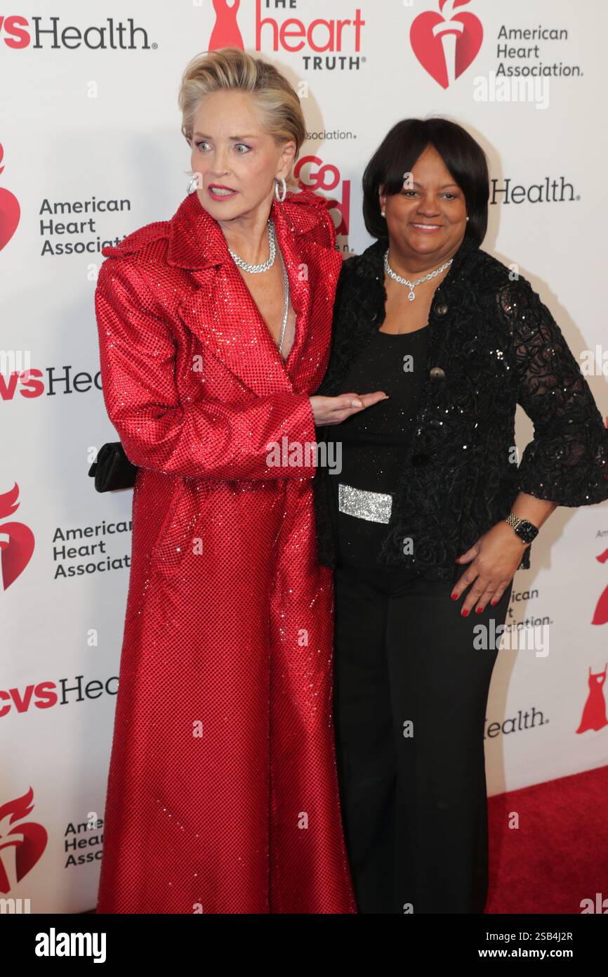 NEW YORK, NEW YORK - JANVIER 30 : L'actrice et philanthrope Sharon ...