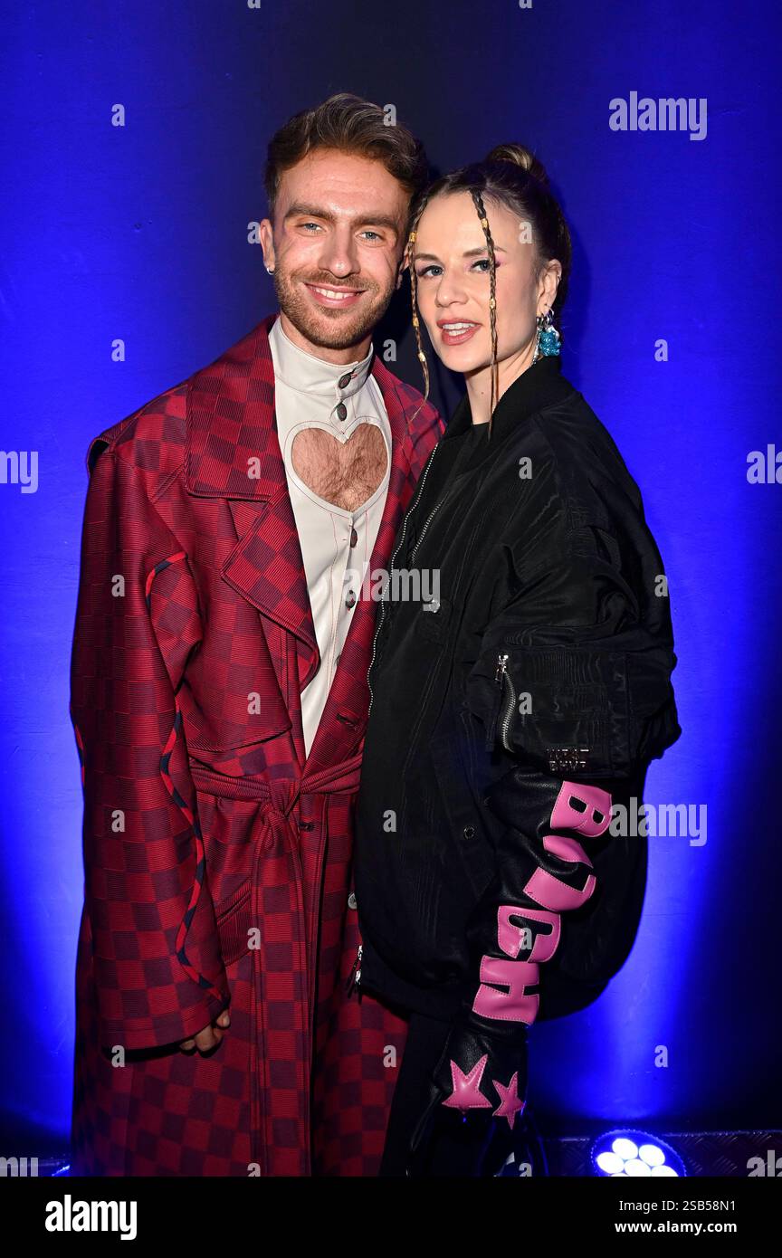 Felix Nieder und Celine Behringer BEI der Bunte New faces Party 2025 ...