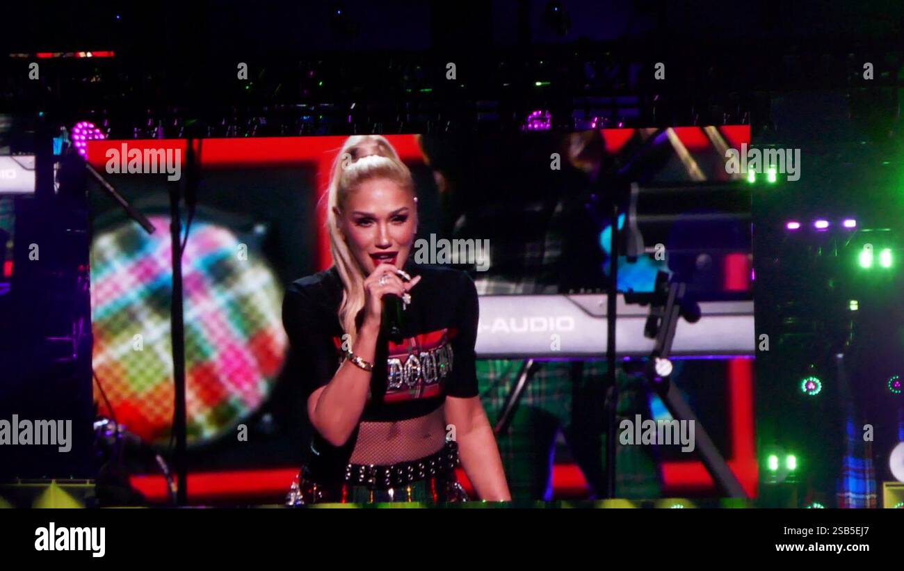 Inglewood, Californie, États-Unis 30 janvier 2025 la chanteuse Gwen Stefani et No Doubt se ...