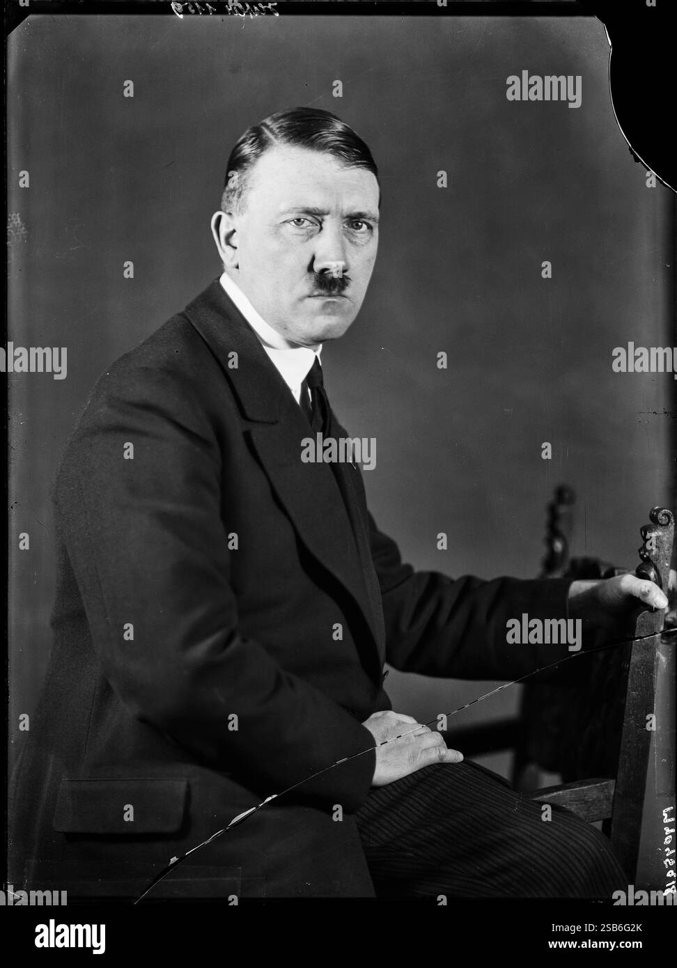Chef du parti nazi adolf hitler Banque d'images noir et blanc - Alamy