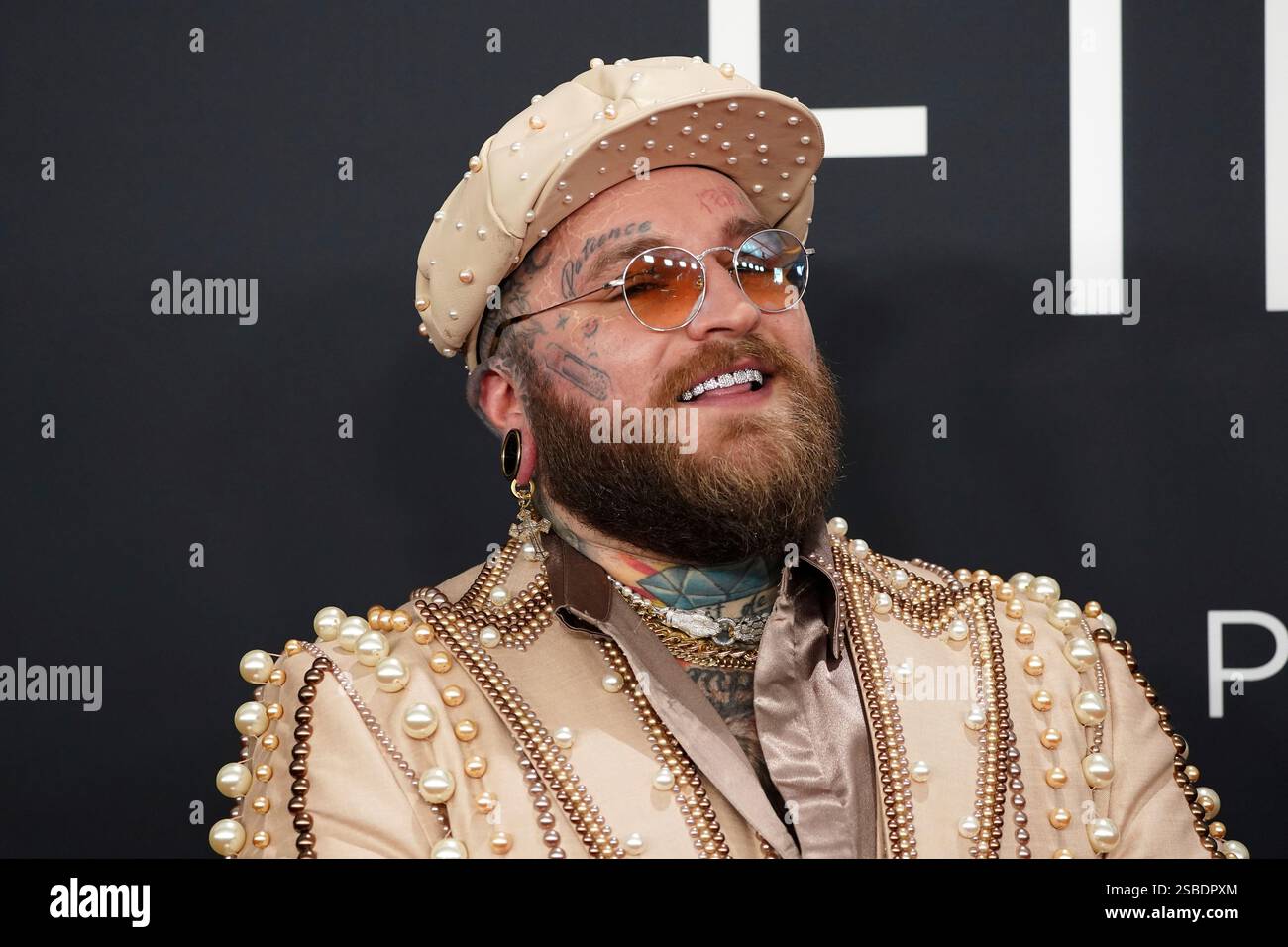 Teddy Swims arrives at the 67th annual Grammy Awards on Sunday, Feb. 2 ...