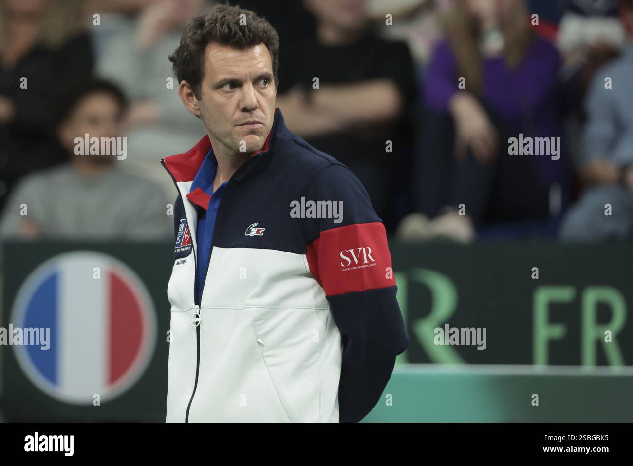 Coupe Davis capitaine de France Paul-Henri Mathieu lors du jour 1 de la ...