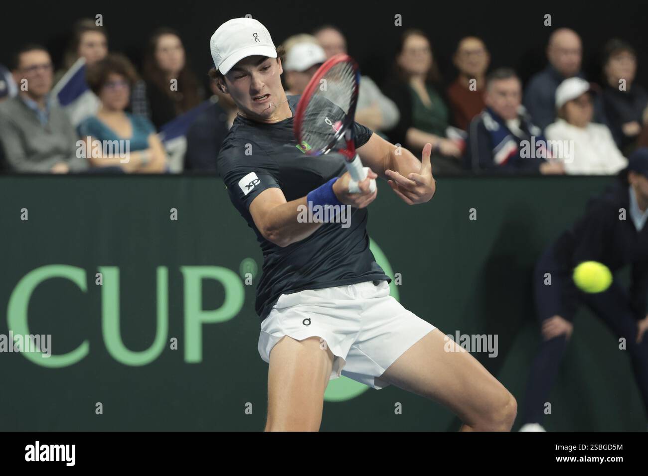 Joao Fonseca du Brésil lors de la première journée de la Coupe Davis ...