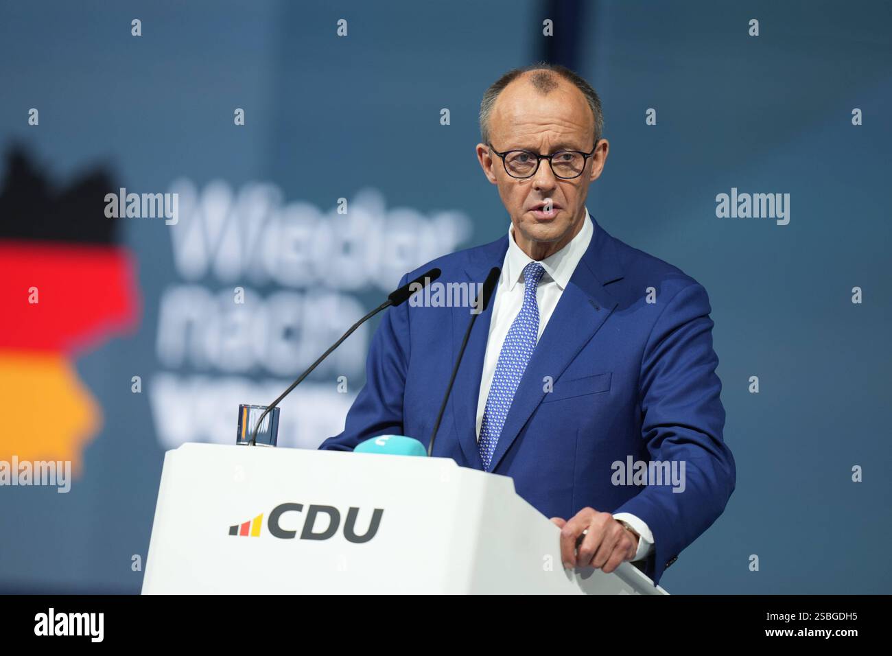 37.Bundesparteitag der CDU Deutschlands Friedrich Merz, Kanzlerkandidat ...