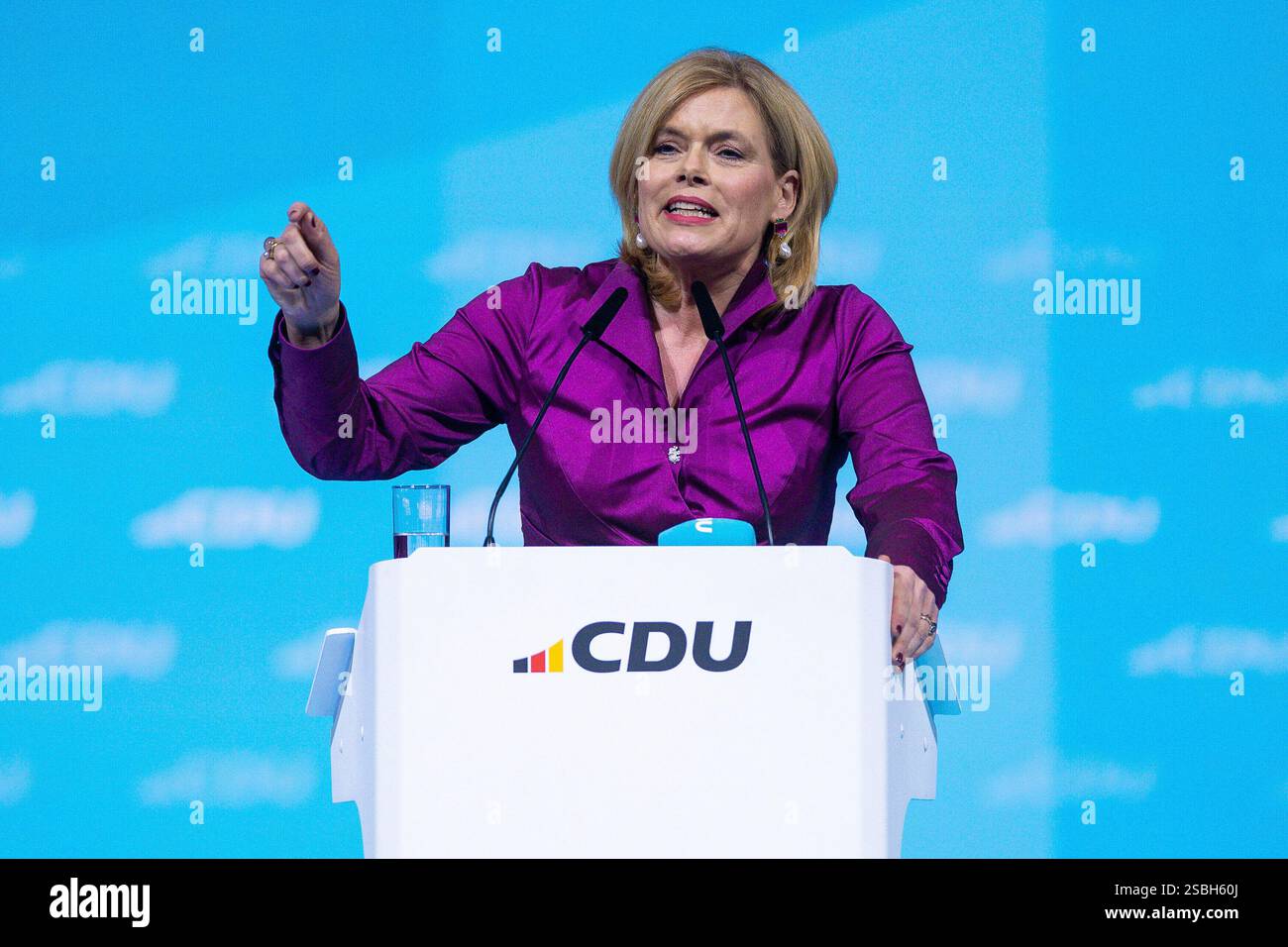 37. Bundesparteitag der CDU AM 03.02.2025 in Berlin, Schatzmeisterin ...