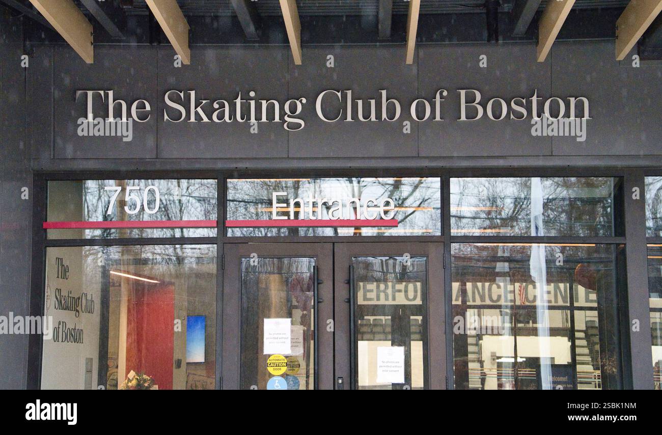 Norwood, Massachusetts, États-Unis, 31 janvier 2025 le Skating Club de ...