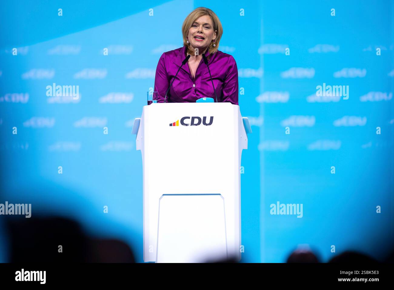 37. Bundesparteitag der CDU AM 03.02.2025 in Berlin, Schatzmeisterin ...