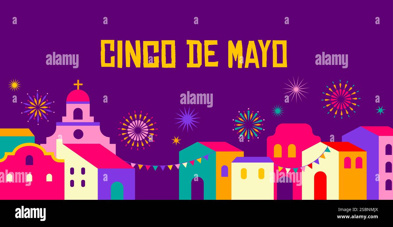 Spanish village fiesta Banque d'images vectorielles - Alamy