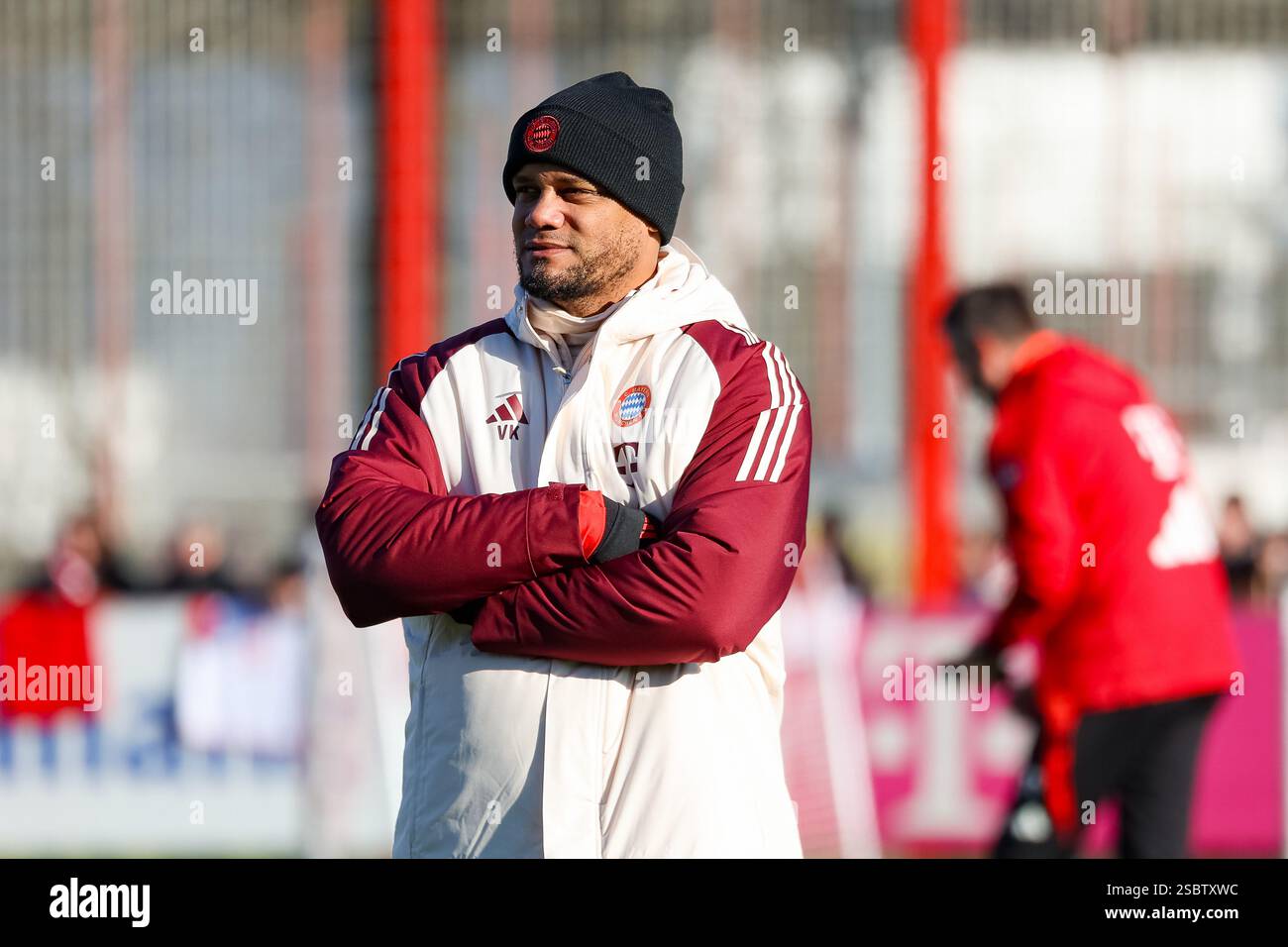 Vincent Kompany (FC Bayern Muenchen, Cheftrainer) beim Training, GER ...
