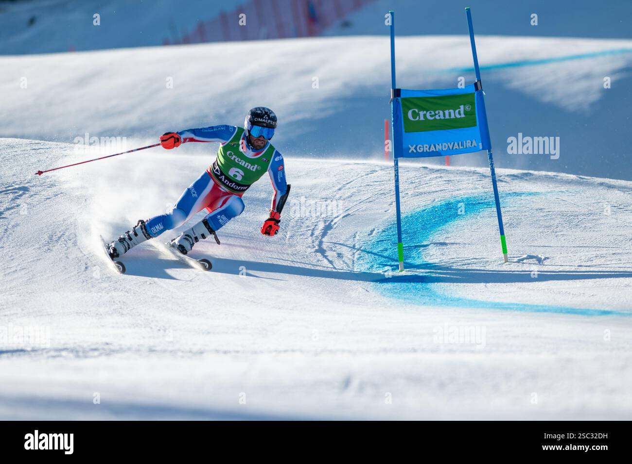 Soldeu, Andorre : 3 février 2025 : Loevan PARAND de FRANCE pendant la ...