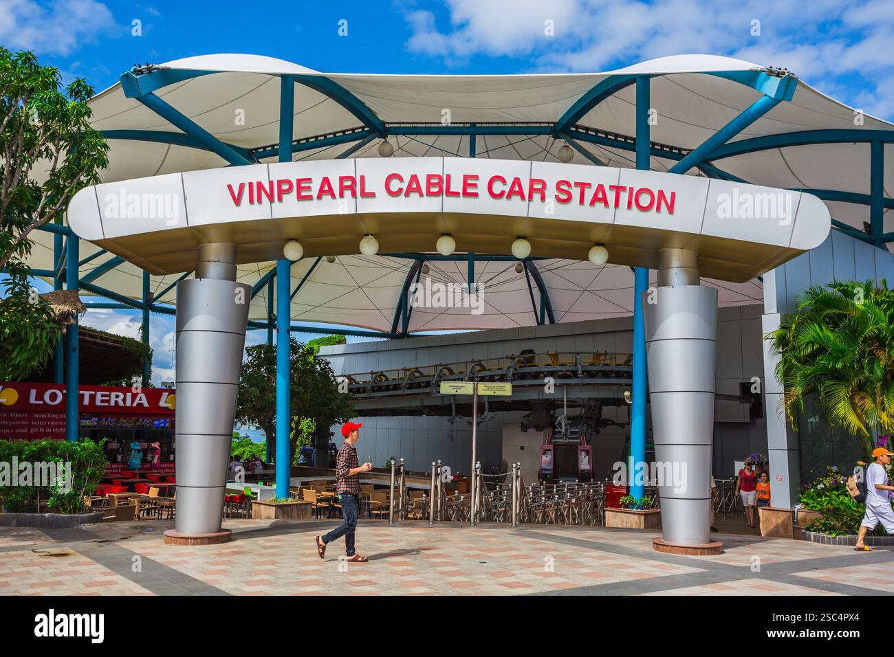 VINPEARL RESORT, NHA TRANG, VIETNAM - nov 24, 2014 - paysage à l ...