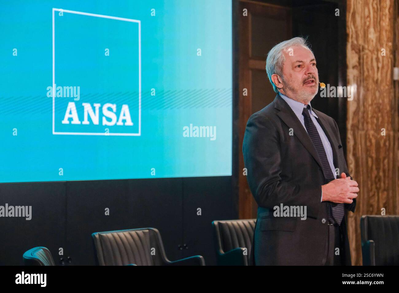 Napoli, Photoansa 2025 Vincenzo Sinapi, Jornalist et réalisateur ANSA ...