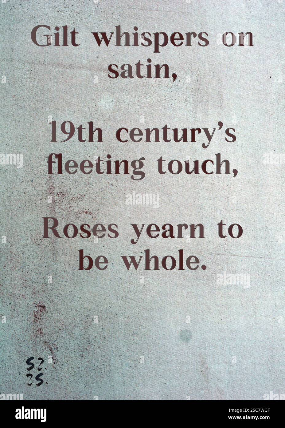 Gilt chuchote sur le satin, la touche fugace du XIXe siècle, Roses ...