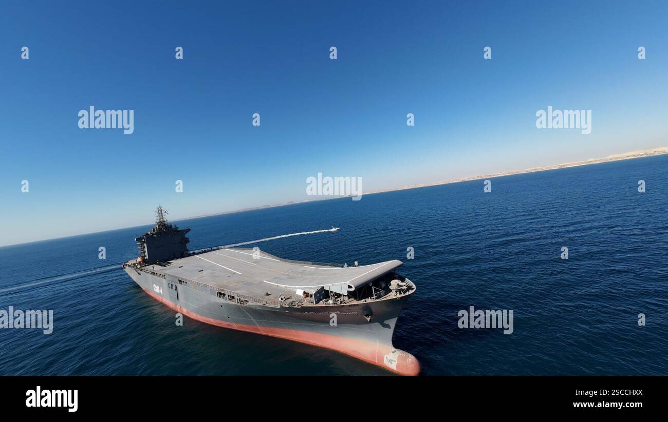 Golfe Persique, Iran. 6 février 2025. Le Martyr Bahman Bagheri, le ...