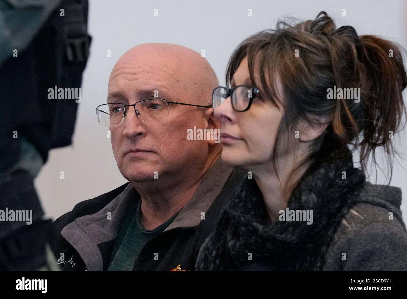 Robert Crimo Jr., left, and Denise Pesina, parents of accused Highland ...