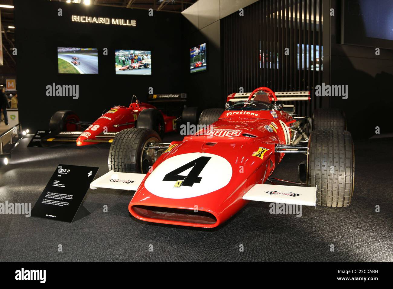 Ferrari 312 B formel 1 Rennwagen saison 1970 AM Stand von Richard mille ...