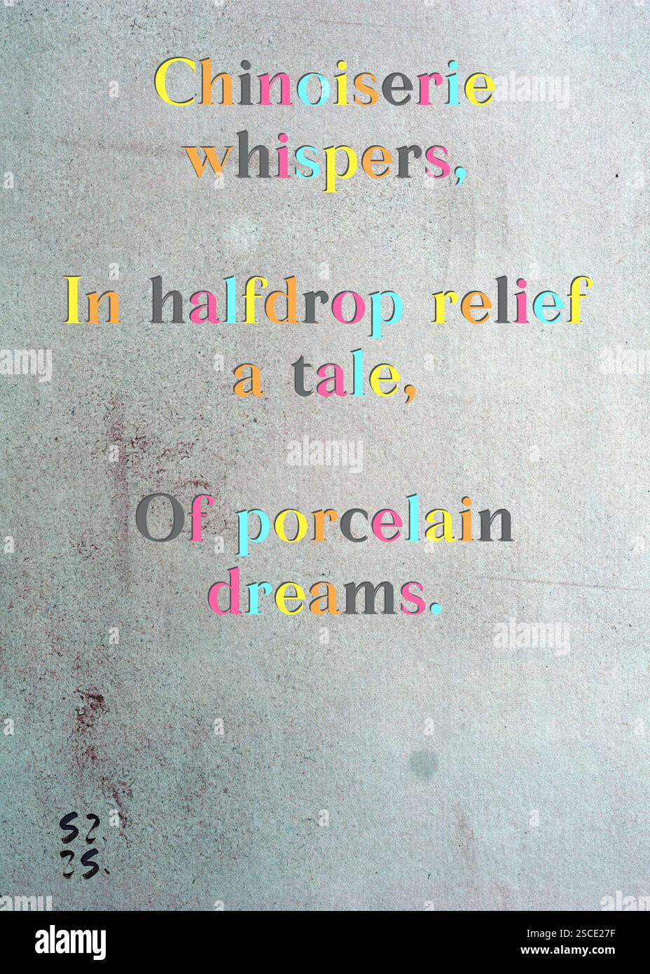 Chinoiserie murmure, en demi-relief un conte, de rêves de porcelaine ...