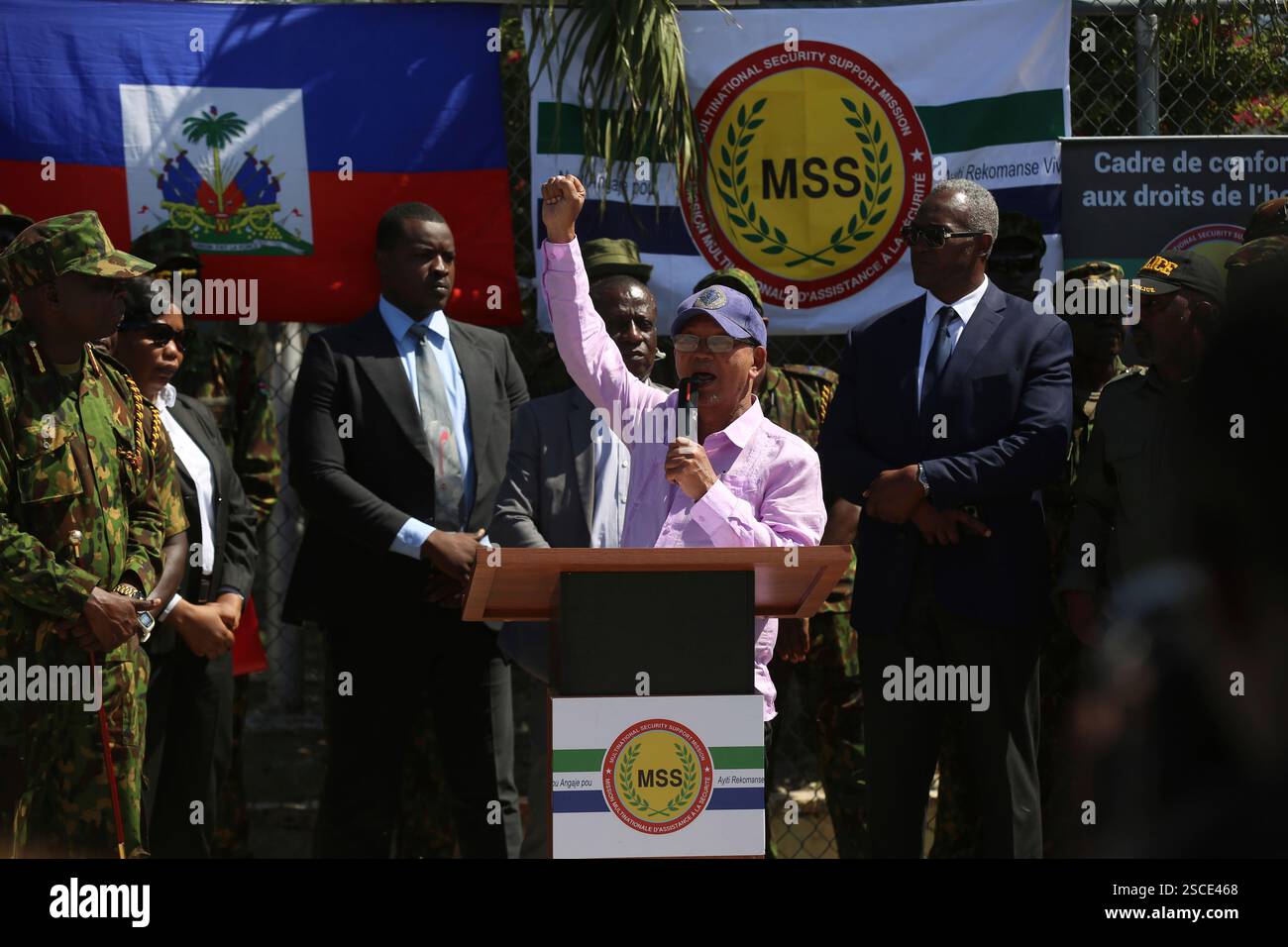 Haiti's Transitional Presidential Council President Leslie Voltaire ...
