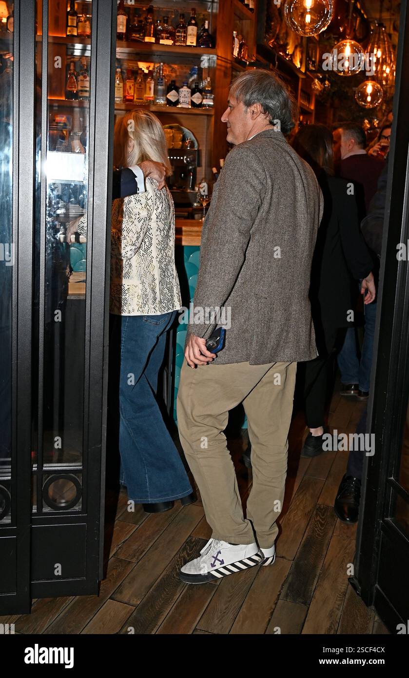 Eugenia Martínez de Irujo and Narcís Rebollo arrive at a restaurant for ...