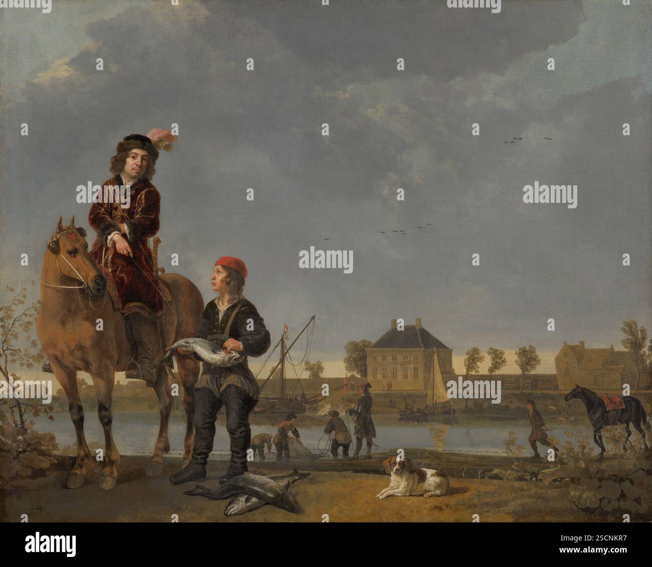 Portrait équestre de Pieter de Roovere (1602-1652). Pieter de Roovere ...