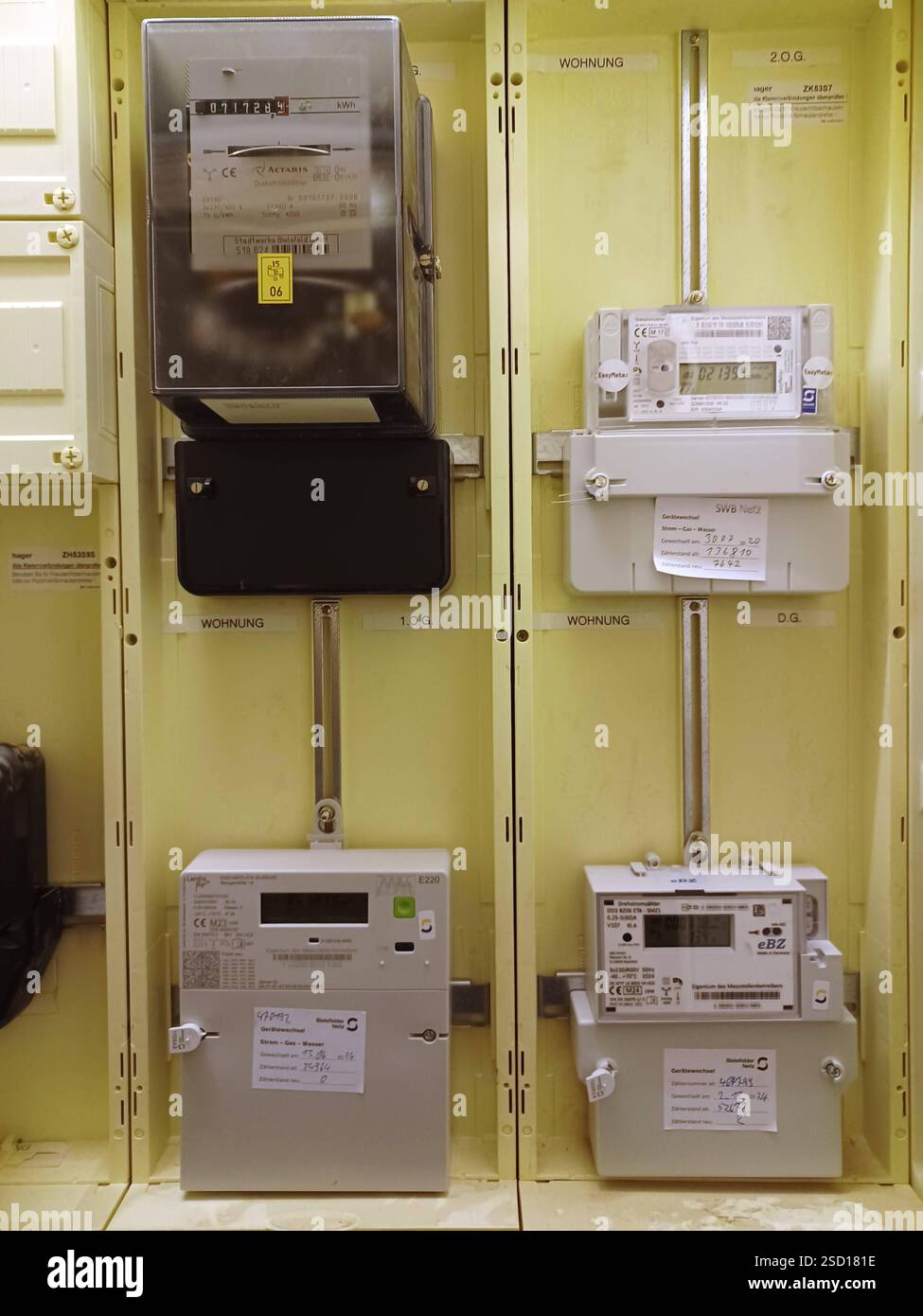 Caractéristique / symbole : Stromzähler 01/25 thg Deutschland Deutsch ...