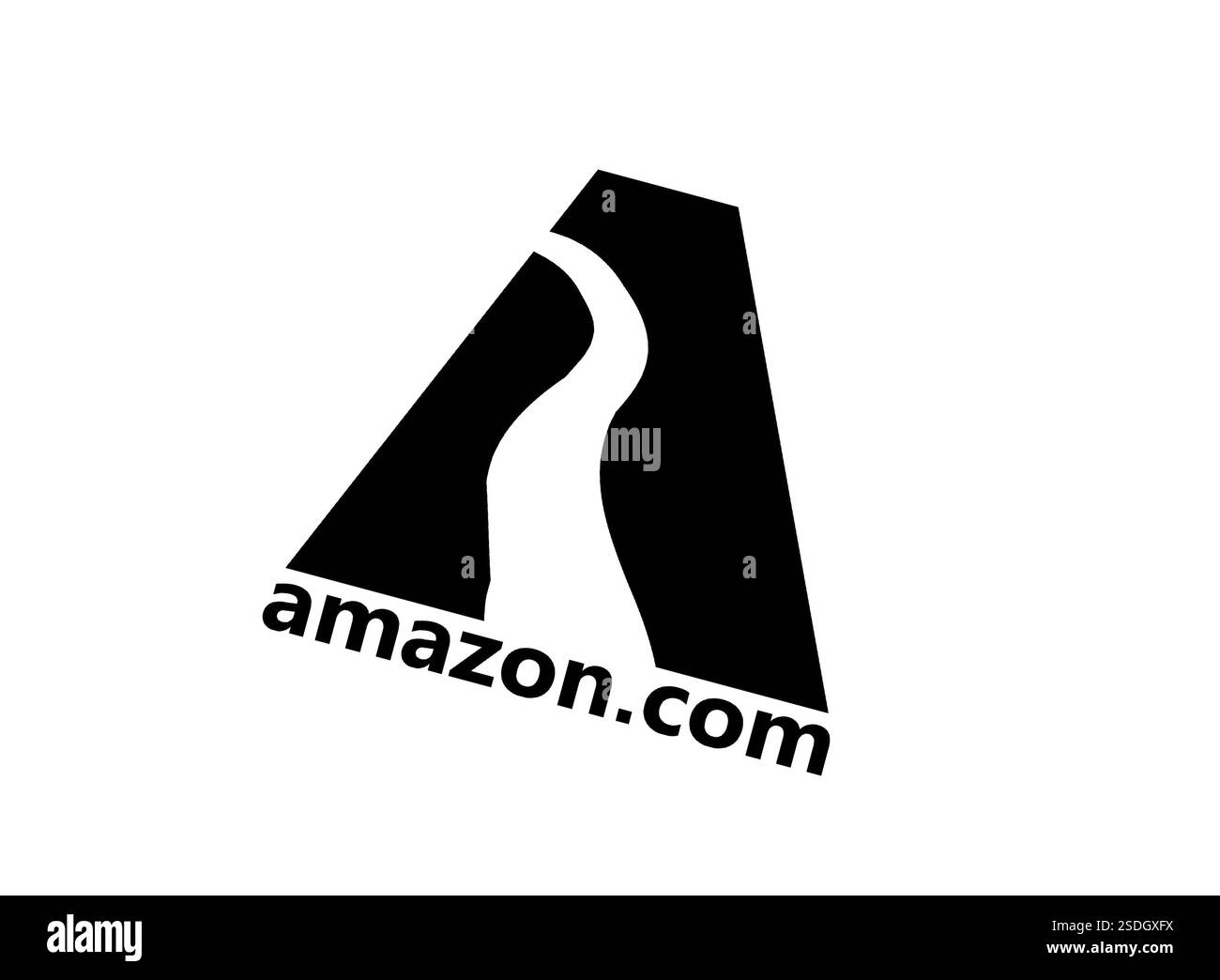 Amazone droite Banque d'images noir et blanc - Alamy