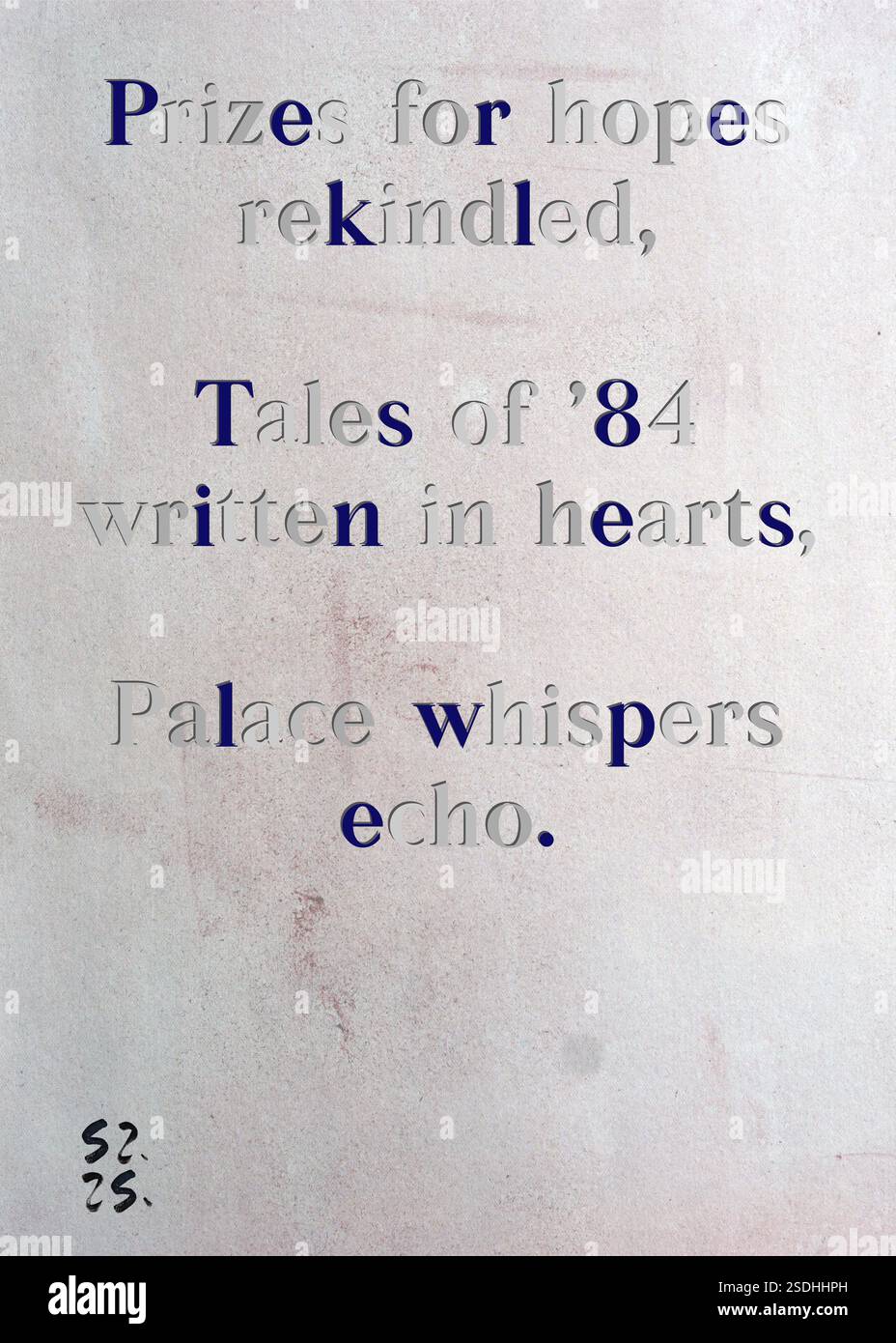 Des prix pour des espoirs ranimés, des contes de '84 écrits dans les ...