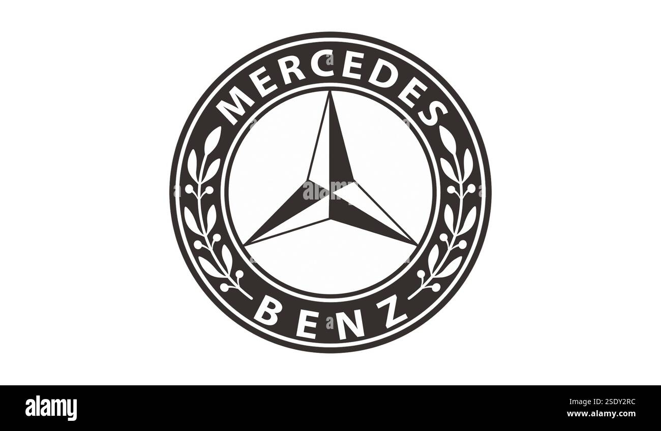 Logo de voiture mercedes benz Banque de photographies et d’images à ...