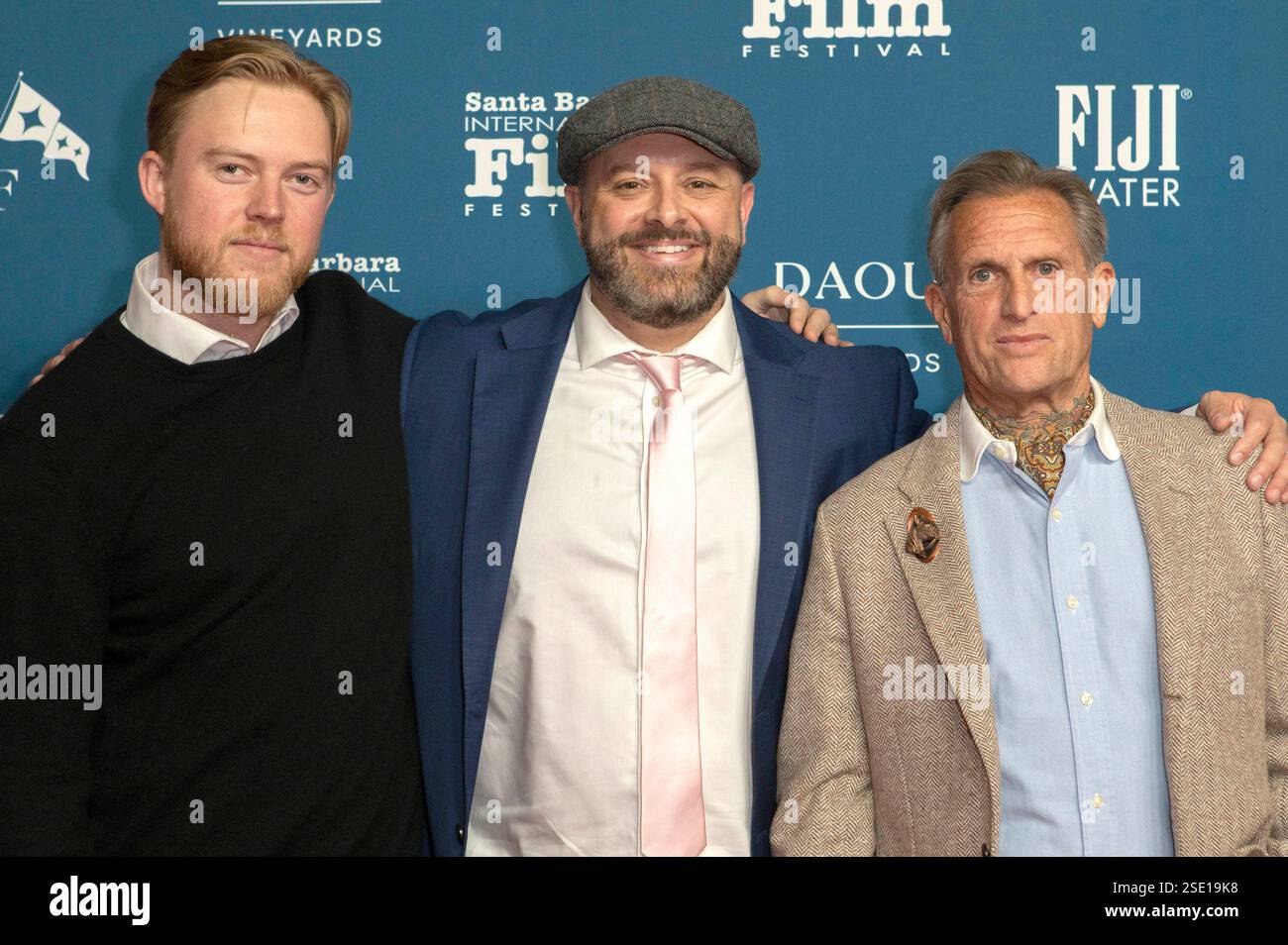 Theo schaeper, Gareth Kelly und Wallace Piatt BEI der Premiere des ...