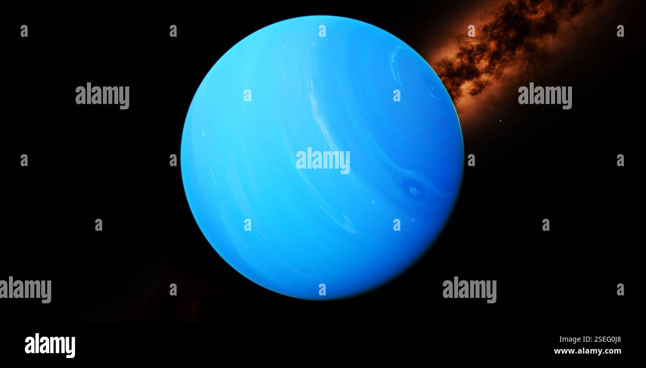 Neptune est une planète géante gazeuse et la huitième planète du soleil ...