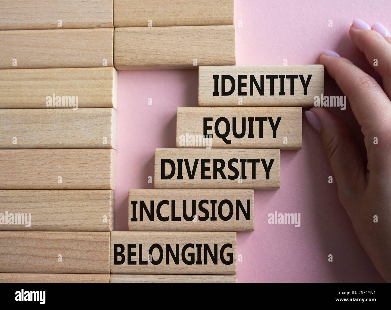Identité, équité, diversité, symbole d'appartenance. Mots conceptuels ...