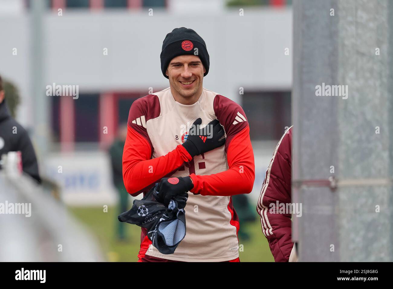 Muenchen, Deutschland. 11 février 2025. Leon Goretzka (FC Bayern ...