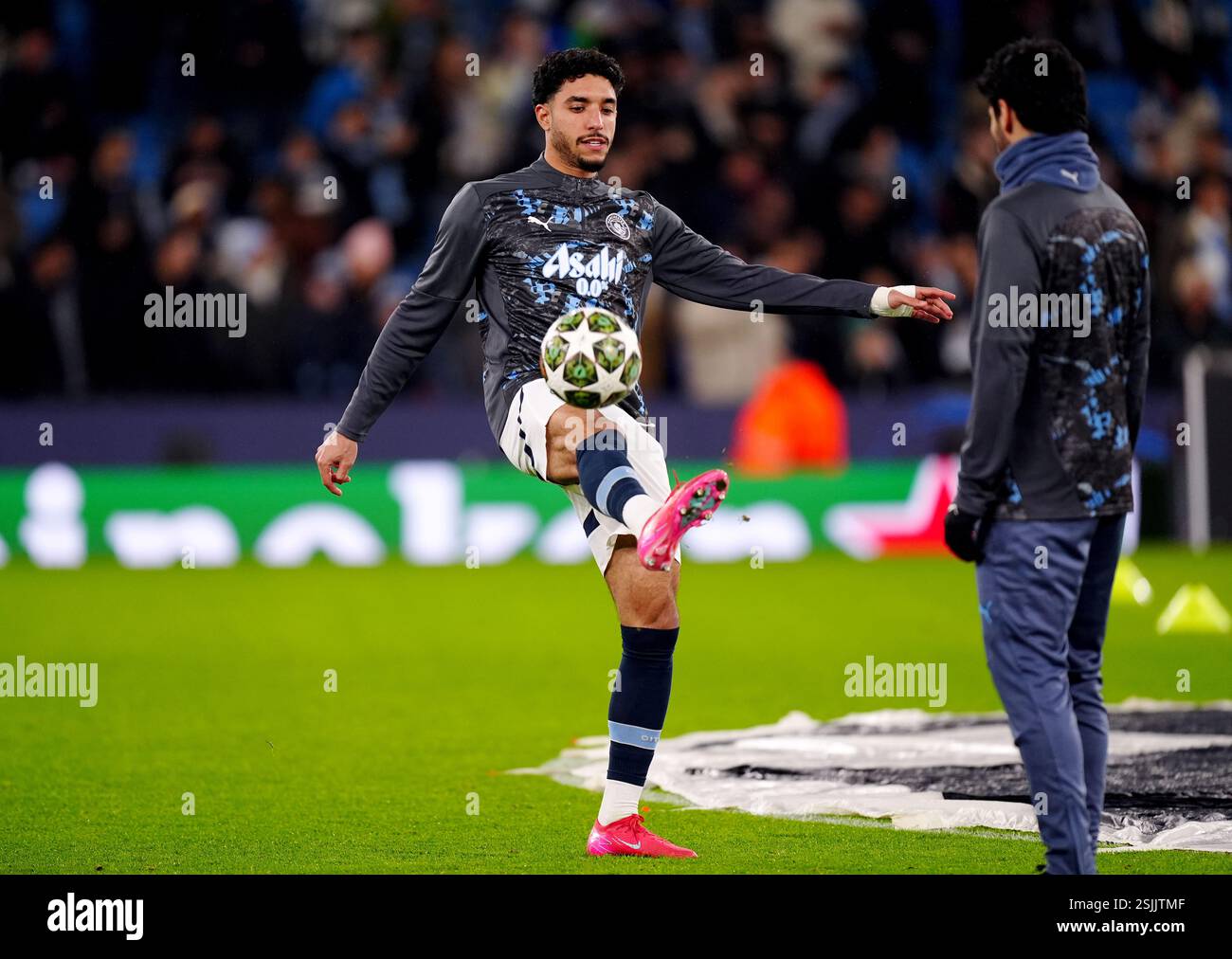 Omar Marmoush de Manchester City lors des éliminatoires de la phase de ...