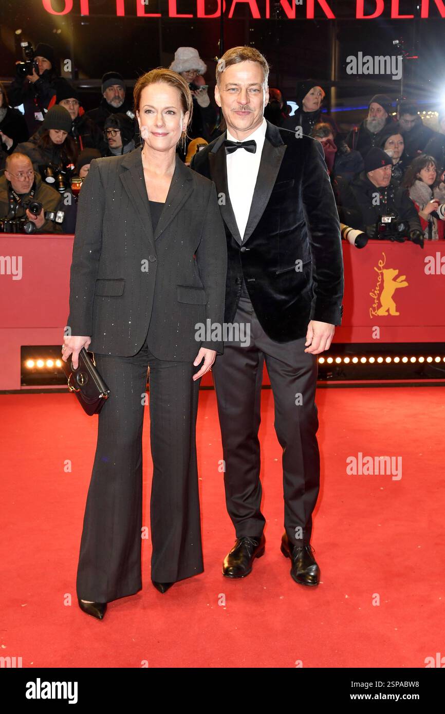 Claudia Michelsen und Tom Wlaschiha BEI der Premiere Das Licht und Berlinale Eroeffnung AM 13.02 ...