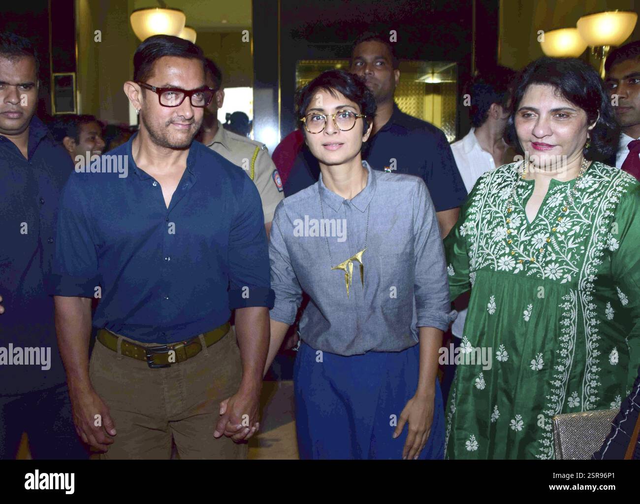 L'acteur de Bollywood Aamir Khan Kiran Rao Dr Firuza Parikh lors du ...