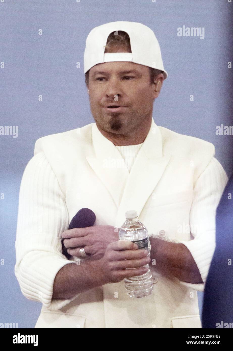 14 février 2025 Brian Littrell de Backstreet Boys se produit sur Today Show concert Series et ...
