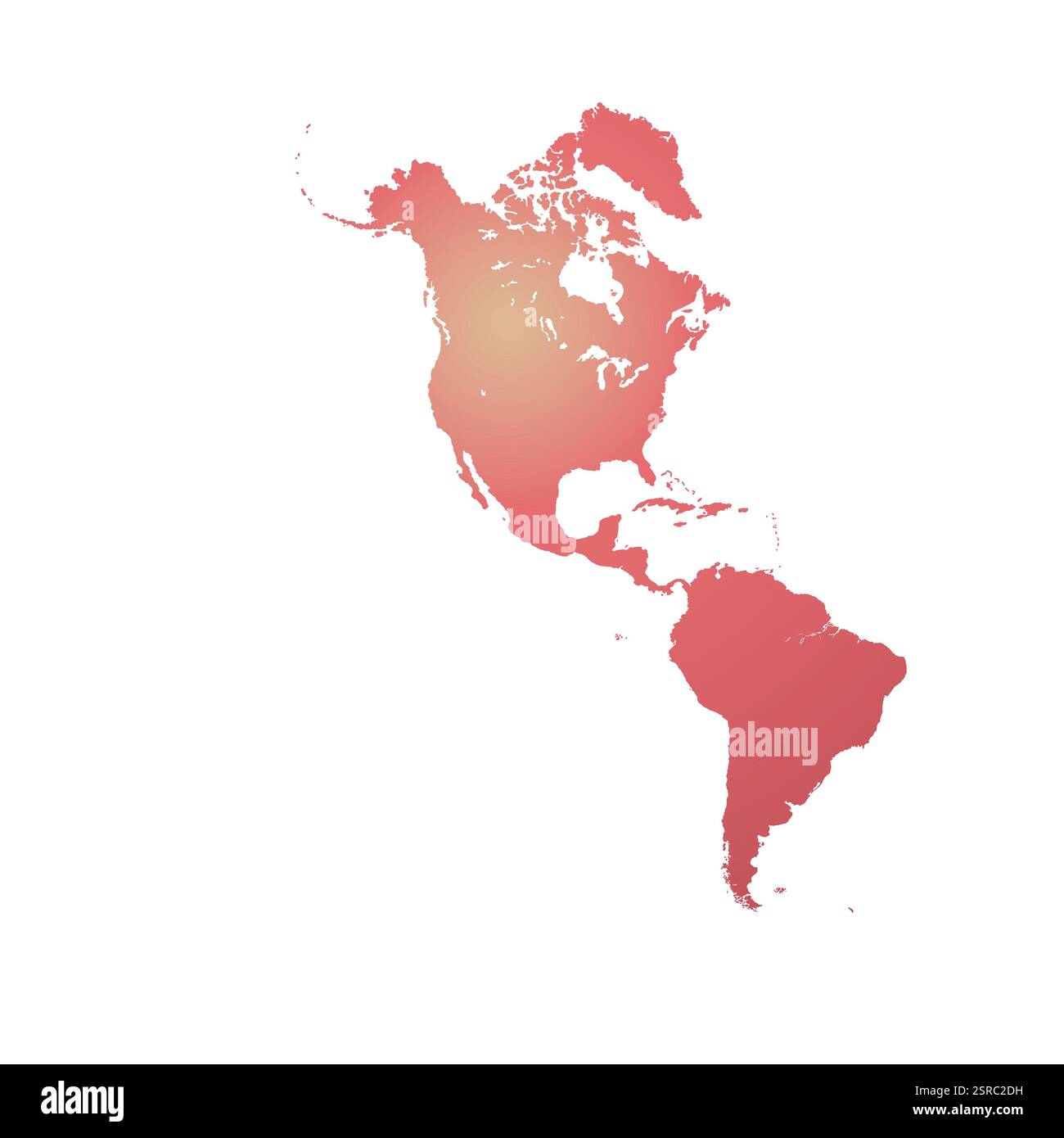 Carte de l'Amérique du Nord et du Sud, signe silhouette. World Map ...