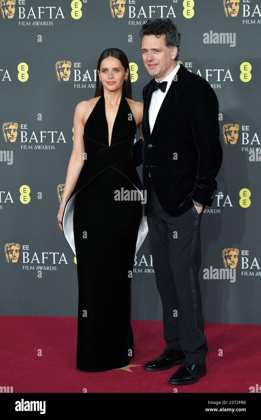 Felicity jones et charles guard au royal festival hall Banque de ...