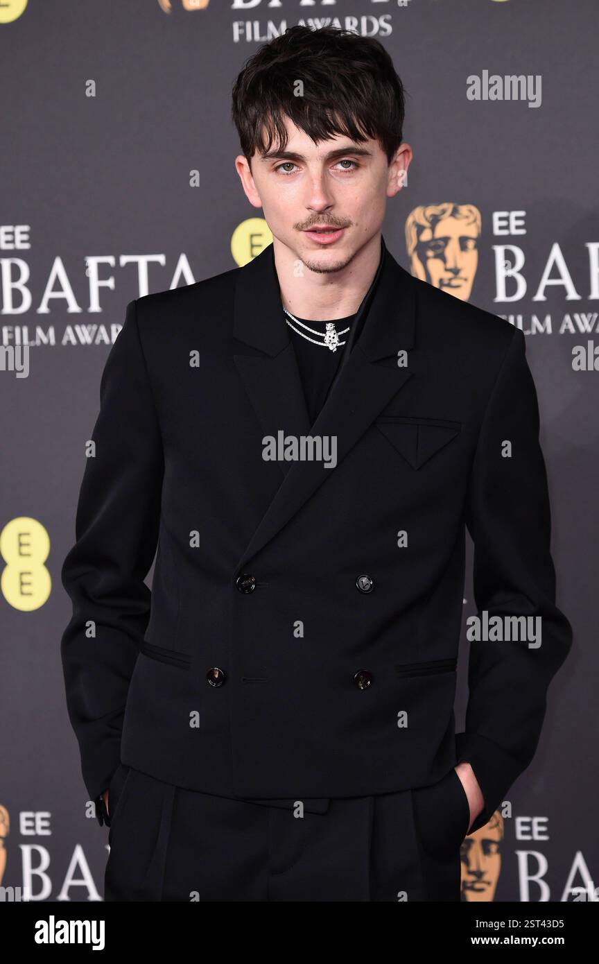 Timothee Chalamet BEI der Verleihung der BAFTA film Awards 2025 / 78e ...