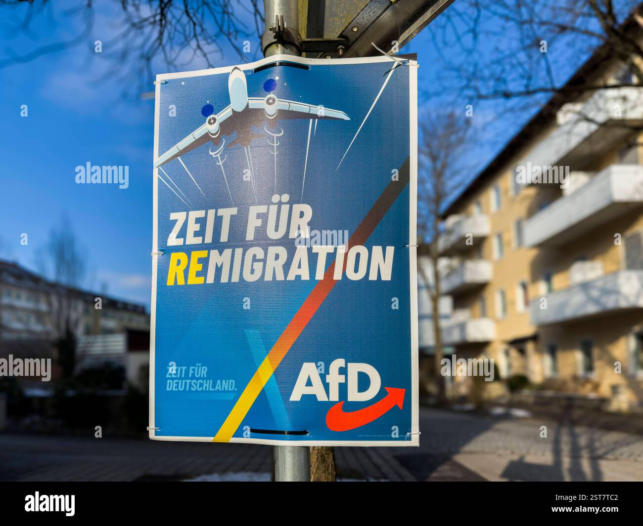 15.02.2025, Die Deutsche Bundestagswahl am 23.2.2025 wirft ihre ...