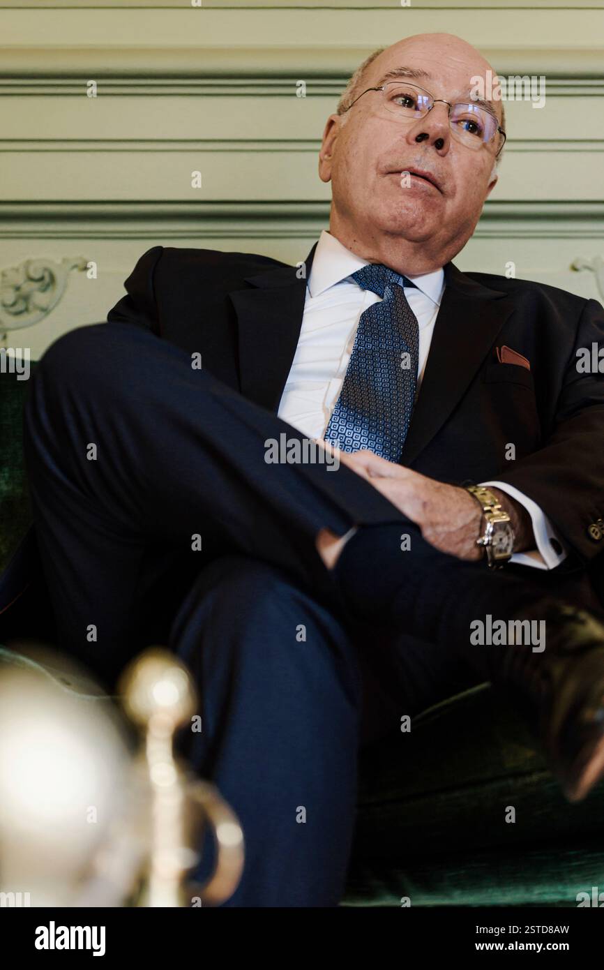 Brazil's Foreign Minister, Mauro Vieira, during an interview for Europa ...