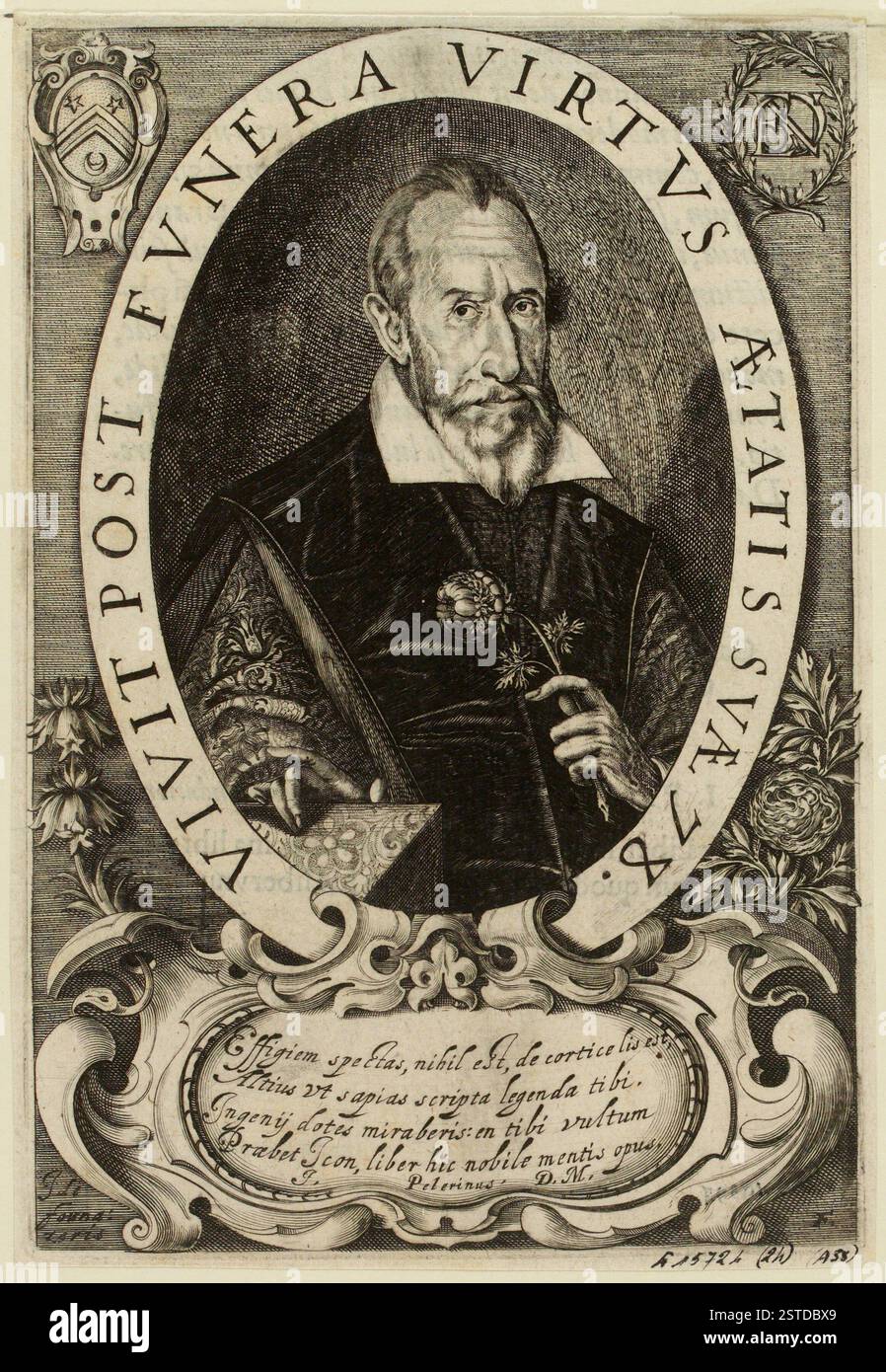 Ce portrait montre un soldat hussard debout en uniforme militaire ...