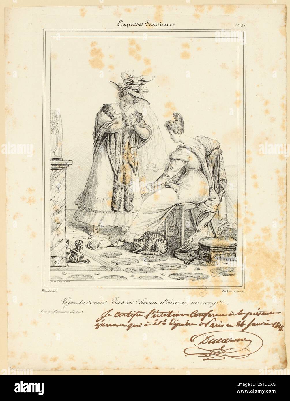 Ce portrait montre un soldat hussard debout en uniforme militaire ...