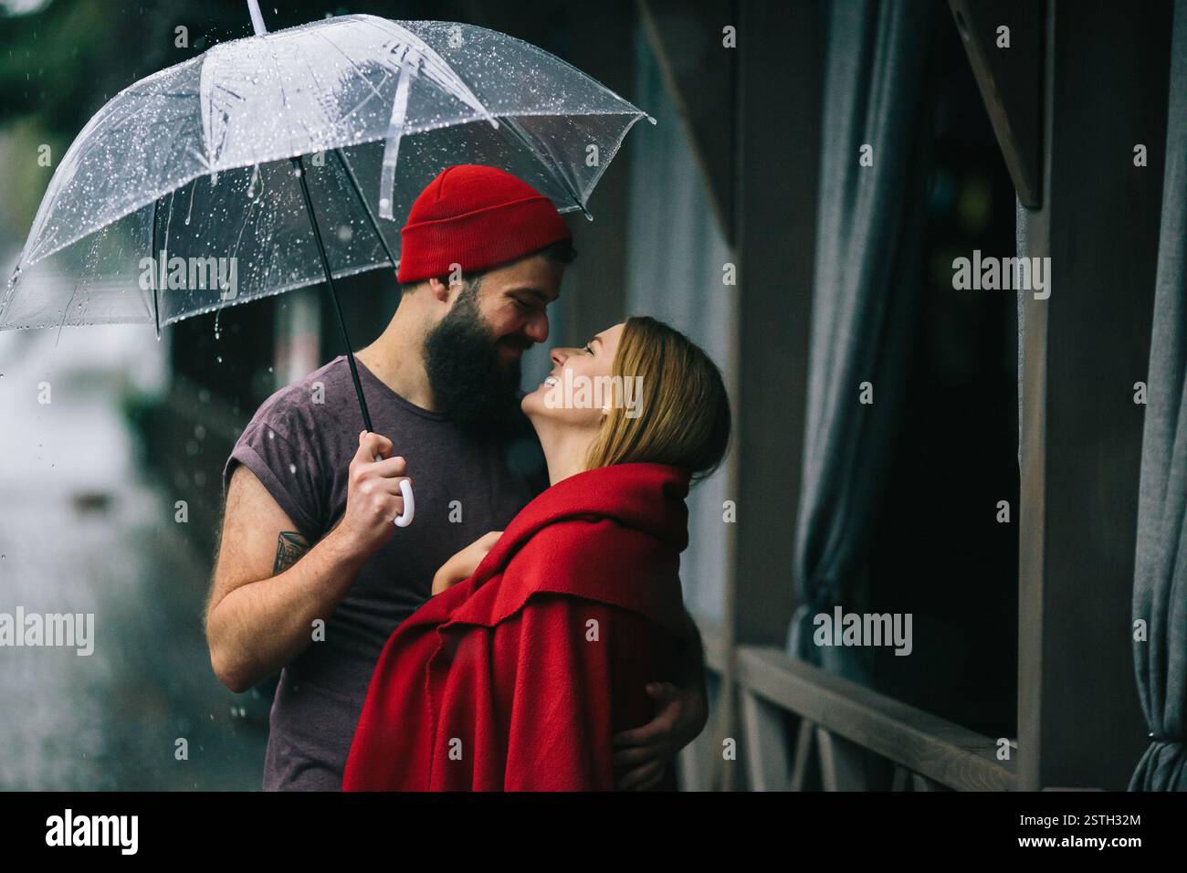 Fille avec un parapluie Banque de photographies et d’images à haute ...