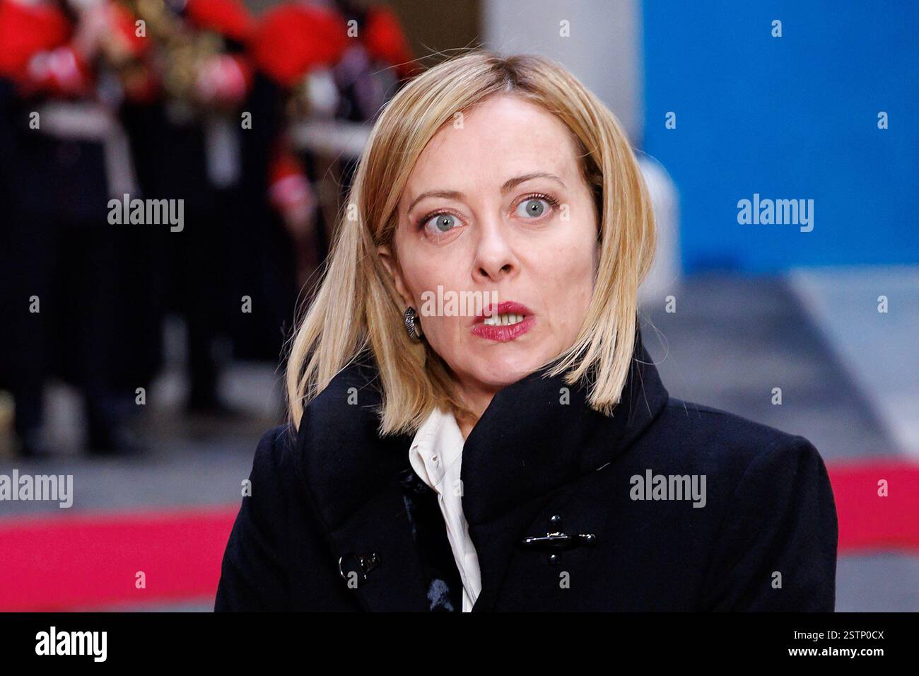 Roma, Italie. 19 février 2025. Il presidente del Consiglio Giorgia ...